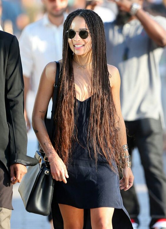 Zoe Kravitz and The Goddess Box Braids Trend | Unruly